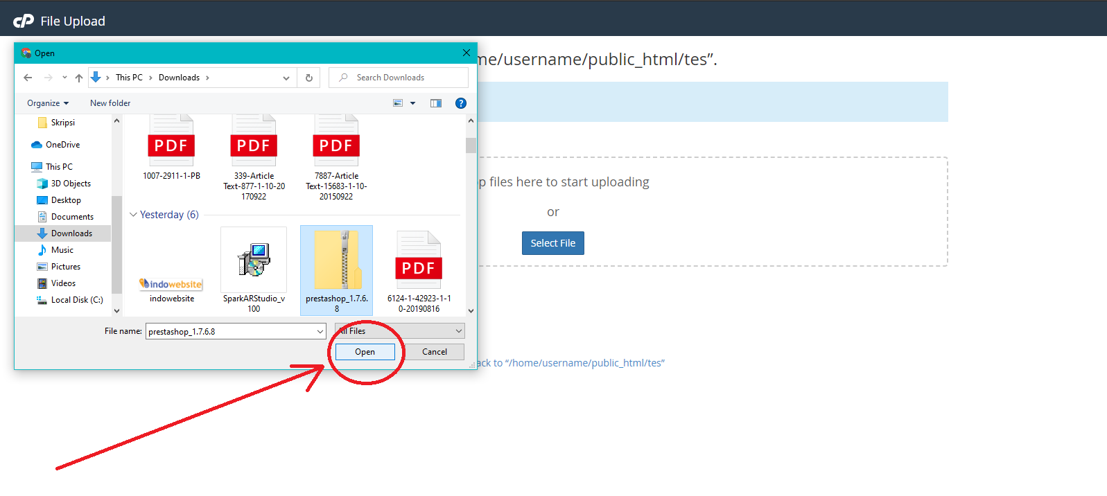 Cara Upload Melalui File Manager cPanel - IndoWebsite Knowledgebase