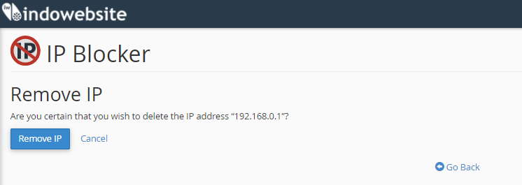 Unblock IP Address Pada cPanel - IndoWebsite Knowledgebase Unblock IP Address Pada cPanel - IndoWebsite Knowledgebase
