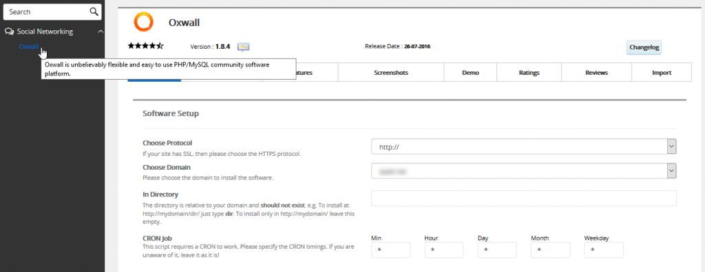 Cara Install Oxwall Melalui Softaculous - IndoWebsite Knowledgebase