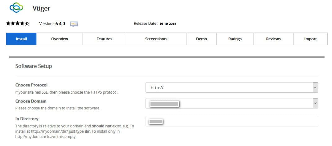 Cara Install Vtiger Melalui Softaculous - IndoWebsite Knowledgebase