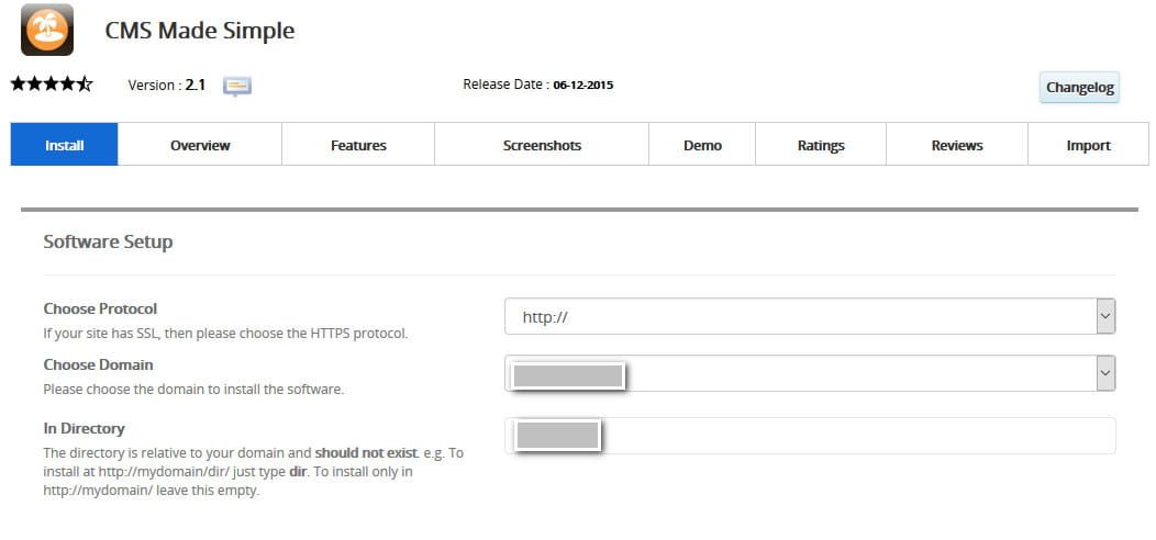 Cara Install CMS Made Simple Melalui Softaculous - IndoWebsite Knowledgebase