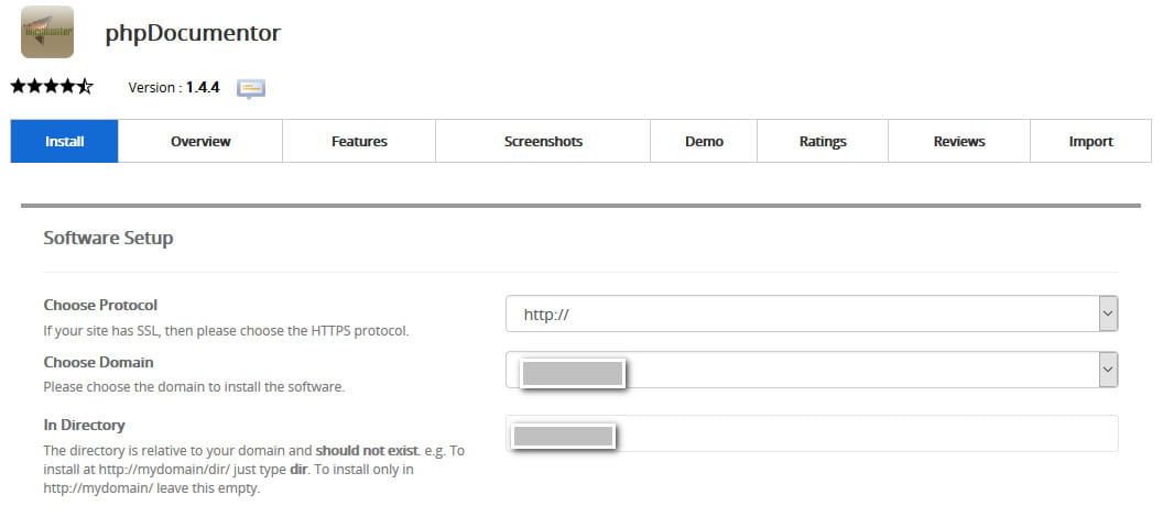 Cara Install phpDocumentor Melalui Softaculous - IndoWebsite Knowledgebase