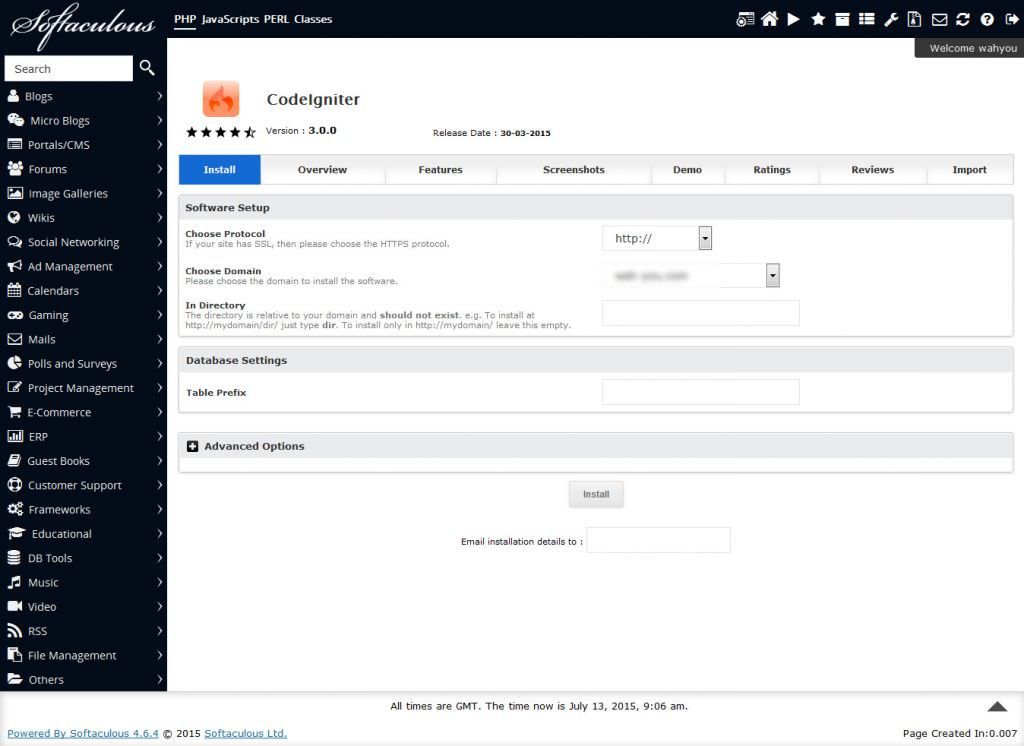 Cara Install framework Codeigniter Melalui Softaculous - IndoWebsite ...