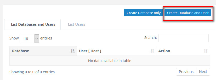 Cara Membuat Database dan Username Database Di CWP - IndoWebsite ...