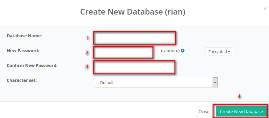 Cara Membuat Database dan Username Database Di CWP - IndoWebsite ...