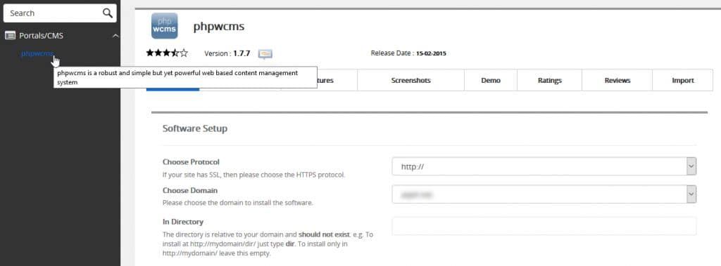 Cara Install phpwcms Melalui Softaculous - IndoWebsite Knowledgebase